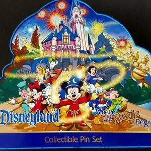 Disney | Other | Nip 20 Disneyland 4 Where The Magic Began 4 Pin Set ...